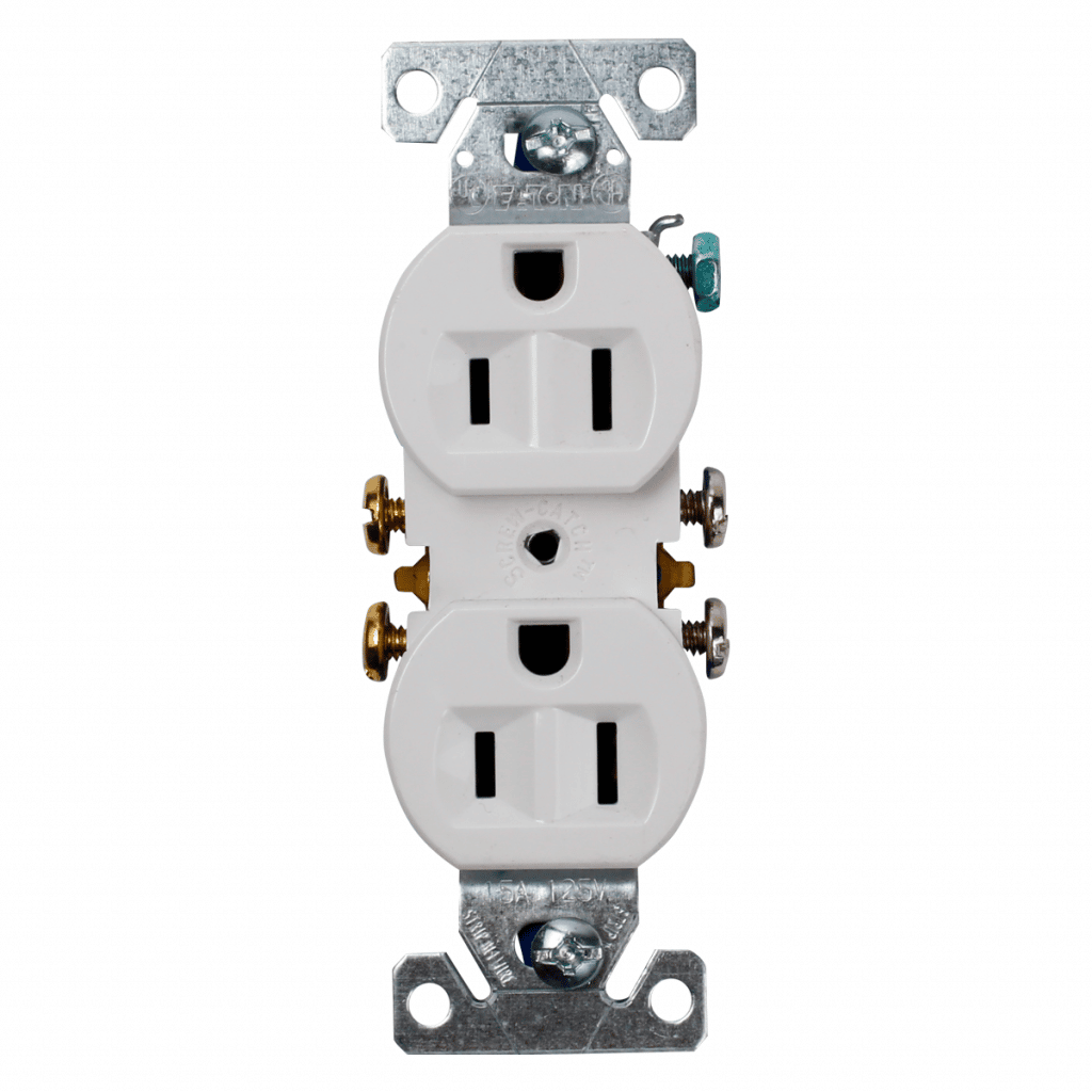 TOMA DOBLE EATON 15A 125V BLANCO 270W - DISEELEC